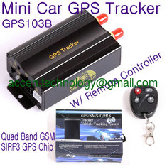 China GPS103B Remote Control Car Vehicle Truck GPS Tracker Real Time GPS Tracking Locator System W/ Cut-off oil &amp; power by SMS supplier
