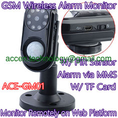 China Home Intelligent GSM Wireless Photo MMS Alarm Camera Monitor W/ PIR Theft Burglar Detect supplier