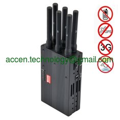 China 6 Antenna High Power Portable Cell Phone Signal Jammer Blocking GSM 3G 4G LTE WIMAX GPS supplier